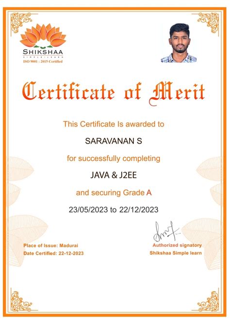 Saravanan Selvaraj On Linkedin Java J2ee Shikshaasimplelearn