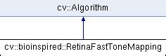 OpenCV Cv Bioinspired RetinaFastToneMapping Class Reference