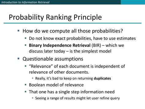 PPT Chapter Probabilistic Information Retrieval PowerPoint Presentation ID