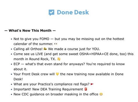 Done Desk On Linkedin Stayinformed Stayahead