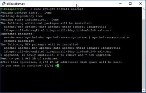 Raspberry PI Einrichten Eines Apache2 Webservers Technik Blog