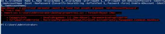 Active Directory Bulkuser Creation In Ad Using Powershell Stack