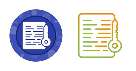 Document Access Vector Icon 39099599 Vector Art At Vecteezy