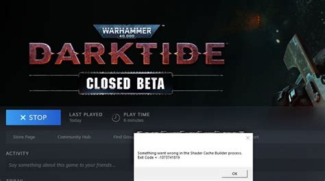 anyone else having problems with shaders r darktide