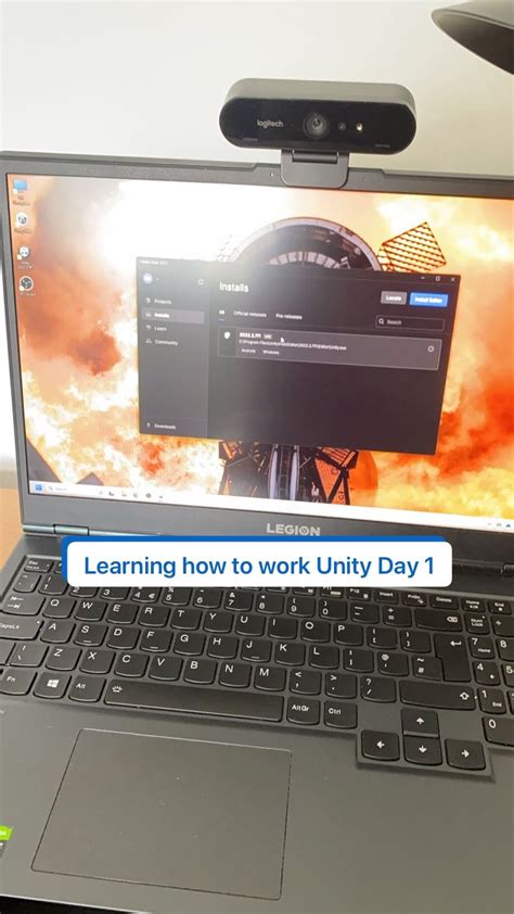 joshua balu on linkedin learning how to work unity day 1