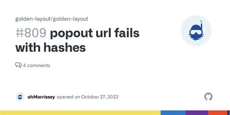 popout url fails with hashes · issue 809 · golden layout golden layout · github