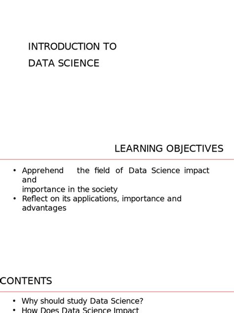 Unit 01 Introduction To Data Science Complete Pdf Data Science Business