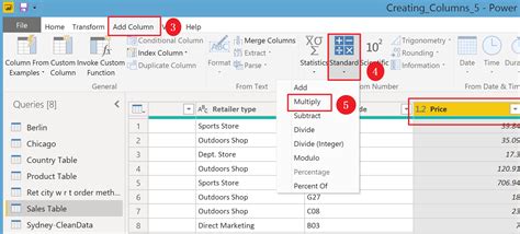 Creating Columns In Power BI Using Query Editor Power BI Training Australia