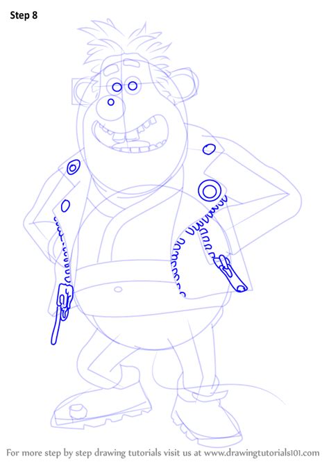 How To Draw Sid From Flushed Away Flushed Away Step By Step
