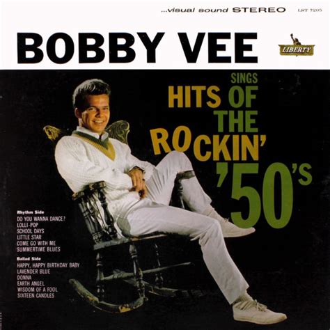 Bobby Vee Hits Of The Rockin 50s Vinyl Lp Album Mono 1961