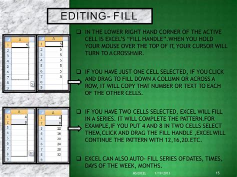 basic excel ppt presentation pptx