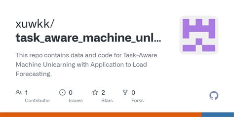 GitHub Xuwkk Task Aware Machine Unlearning This Repo Contains Data And Code For Task Aware