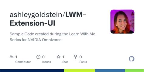 GitHub Ashleygoldstein LWM Extension UI Sample Code Created During The Learn With Me Series