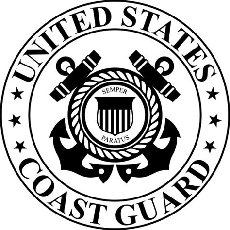United States Coast Guard Logo Royalty Free Vector Vectorstock