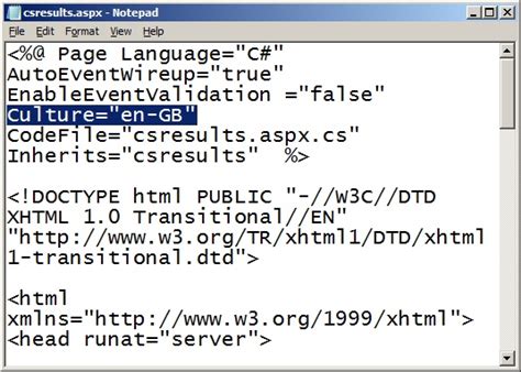 ASP Net UTF Dont Display Correctly After Changing Culture In Page Directive Stack Overflow