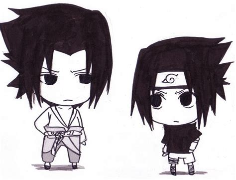 Chibi Sasuke Drawing