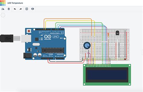 Tinkercad Tutorial Lcd Temperature Mauro Alfieri Wearable Domotica Robotica
