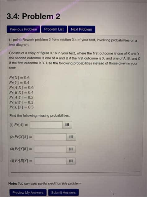 Solved 34 Problem 2 Previous Problem Problem List Next
