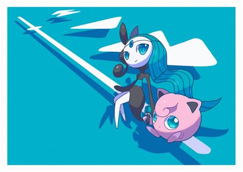 Jigglypuff Meloetta And Meloetta Pokemon Drawn By Saiku Zvlku