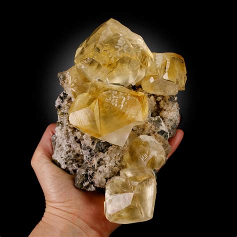 Canary Yellow Calcite Mineral Specimen Rudny Kazakhstan For Sale At