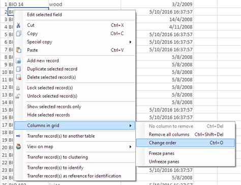 Change Order Of Columns In Grid
