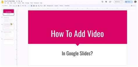 How To Add A Video To Google Slides SlidesAI