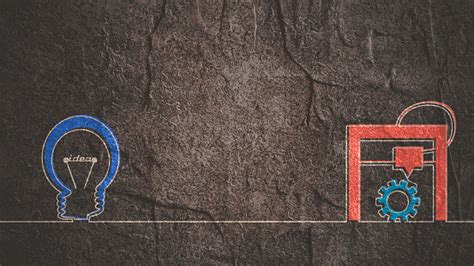 아이디어 단어와 3d 프린터 및 전구의 프로토 타입 모델 제조에 대한 스톡 벡터 아트 및 기타 이미지 제조 개성 개념 실험실 Istock