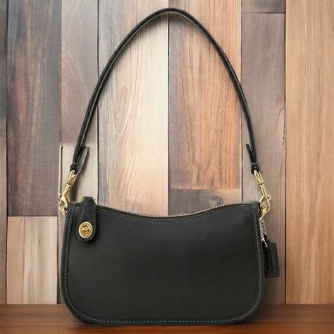 楽天市場コーチ COACH C2643 B4 BK スウィンガー 20 ハンドバッグ クラッチバッグ ブラック レディース swinger
