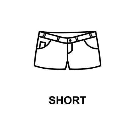 Short Shorts Vector Icon 22781701 Vector Art At Vecteezy