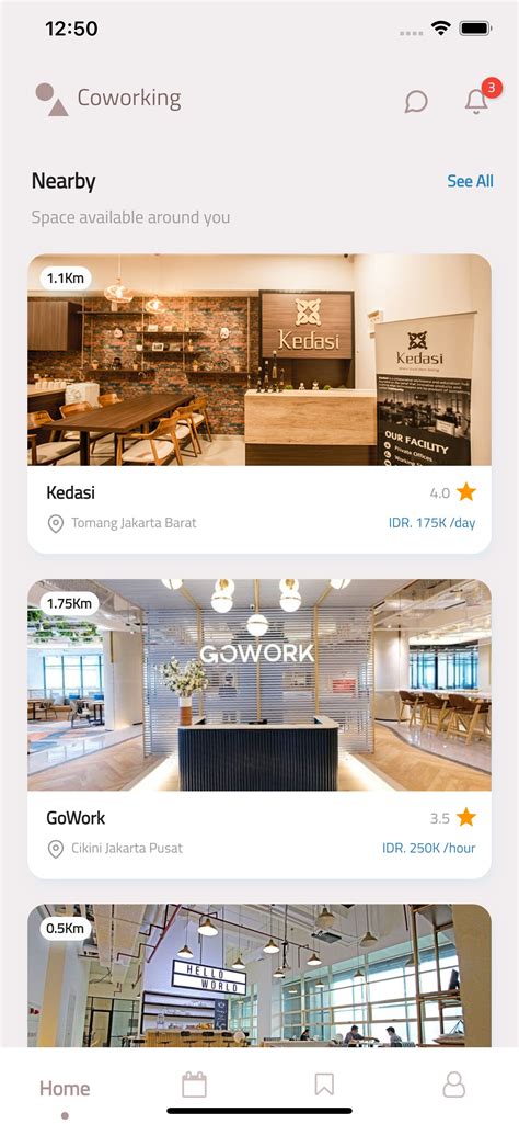 coworking space booking flutter ui kits getx by erhacorpdotcom codester