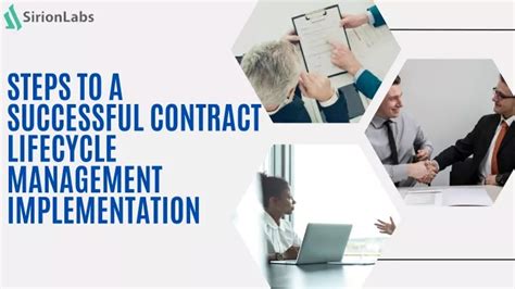 PPT Steps To A Successful Contract Lifecycle Management Implementation PowerPoint Presentation