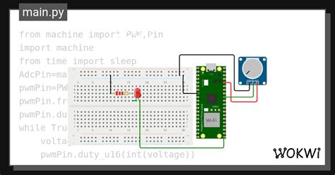 PWM Signals With Micropython Wokwi ESP STM Arduino Simulator