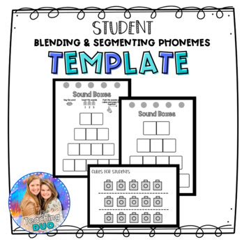 Blending Segmenting Guided Reading Student Templates TPT