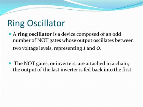 Ppt Ring Oscillator Power And Frequency Vs Voltage Powerpoint