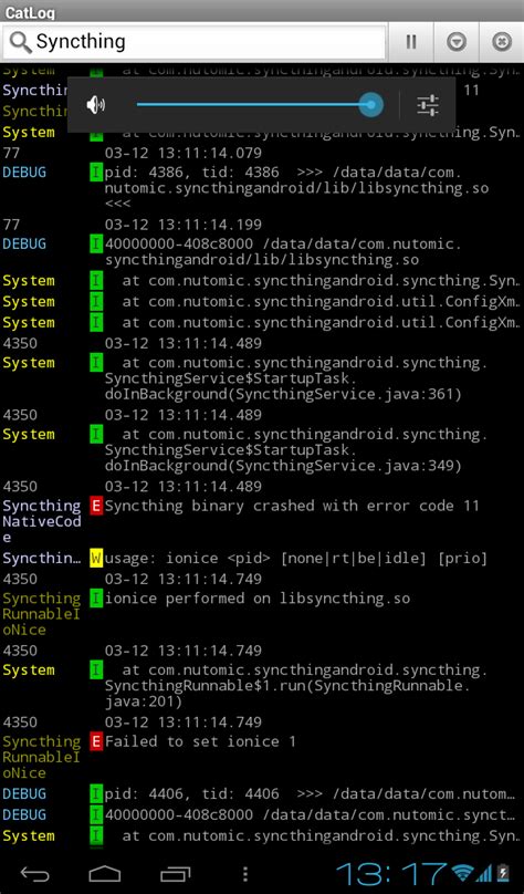 [fixed] crash on android creating config file android syncthing