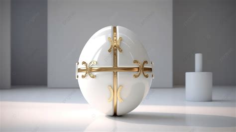 부유 한 흰색 부활절 달걀의 3d 렌더링 황금 알 부활절 금 부활절 음식 배경 일러스트 및 사진 무료 다운로드 Pngtree