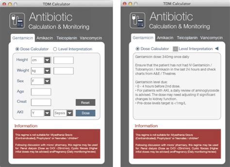 Antibiotic Calcualtion And Monitoring System Fab Nhs Stuff