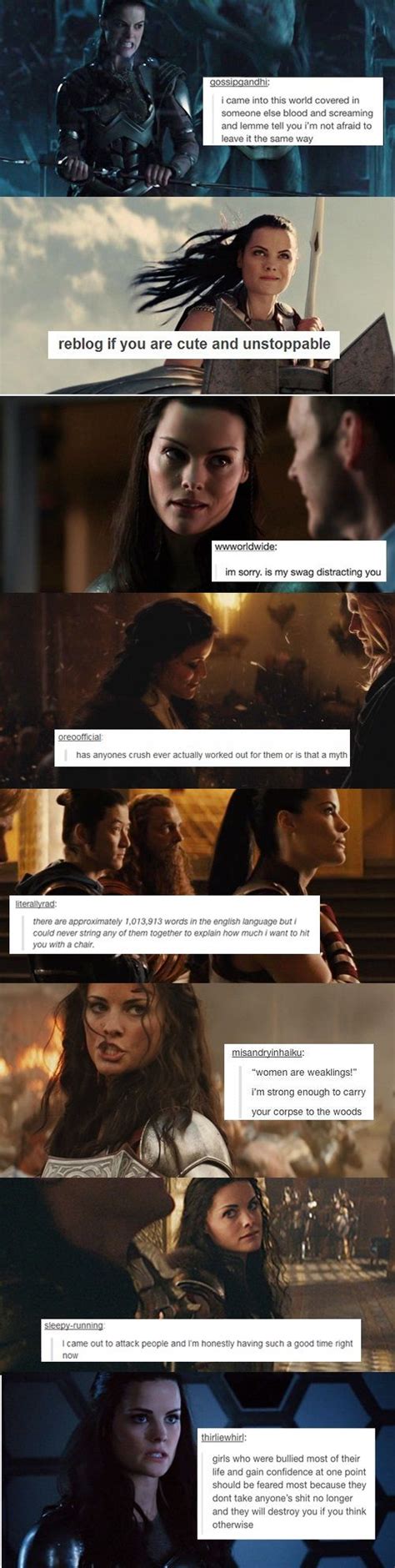 Sif Is The Only Female Warrior In What Seems To Be A Very Masculine Society Which Is Cool But