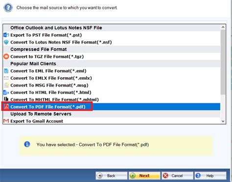 Export Single Or Multiple Thunderbird Files To Portable Document Format