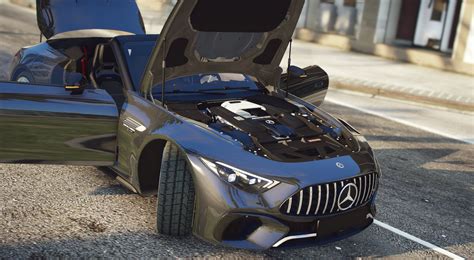 Mercedes Benz SL63 AMG 2023 Add On Replace GTA5 Mods Com