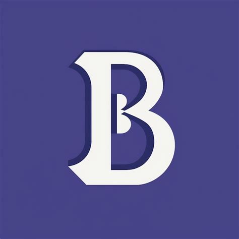 Premium Photo Letter B Monogram Logo Design Illustration Graphic Creative