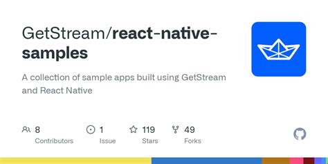 GitHub GetStream React Native Samples A Collection Of Sample Apps Built Using GetStream And