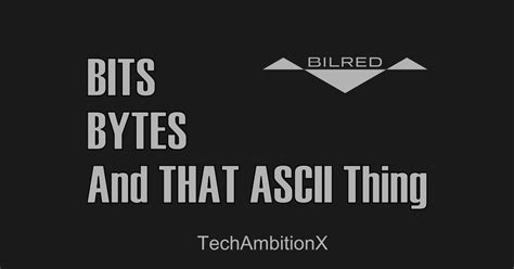 Bits Bytes Binary And Ascii The Fundamentals Of Data Representation