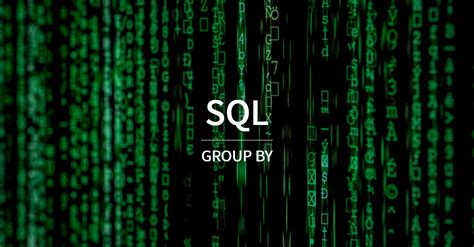 SQL GROUP BY