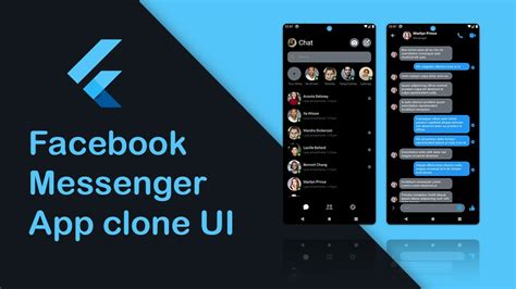 Flutter Ui Facebook Messenger App Ui Clone Speed Code Flutter