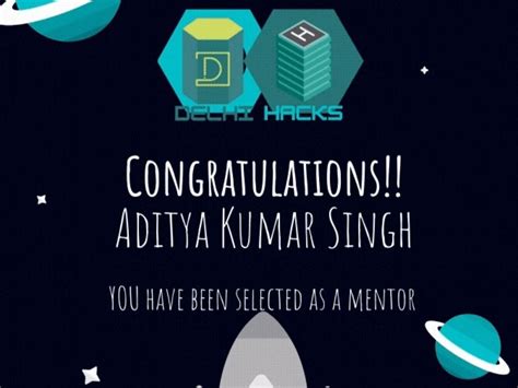 Aditya Kumar Singh On Linkedin Hackathon Mentors Developercommunity