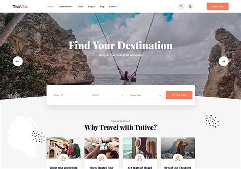 响应式html5旅游旅行社官网模板云部落资源网