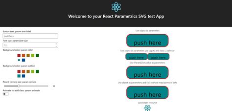 React Parametrics Svg Npm