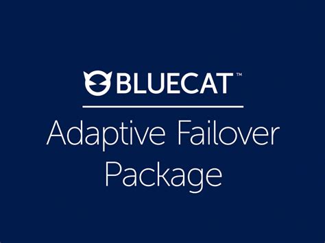 Adaptive Failover Package Bluecat Networks