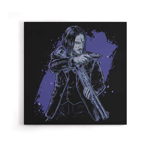 the lethal assassin canvas print once upon a tee